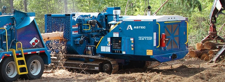 Astec Chain Flail Debarkers | Tracey Road Equipment