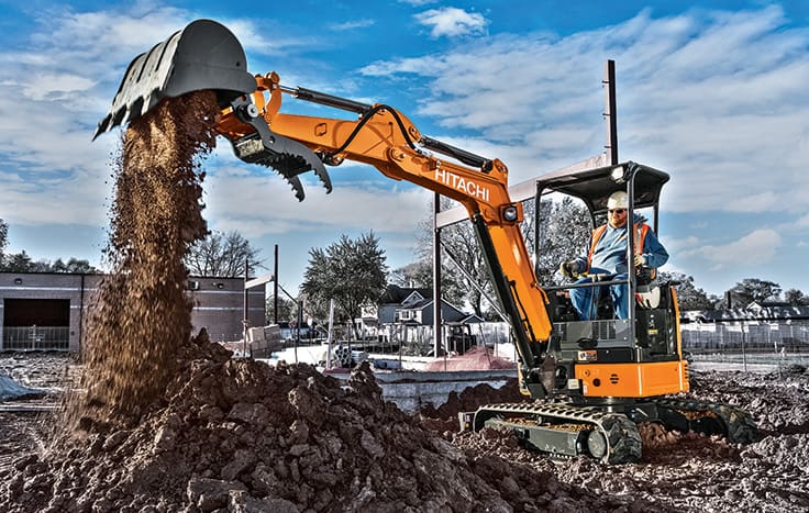 Hitachi Compact Excavators | Tracey Road Equipment