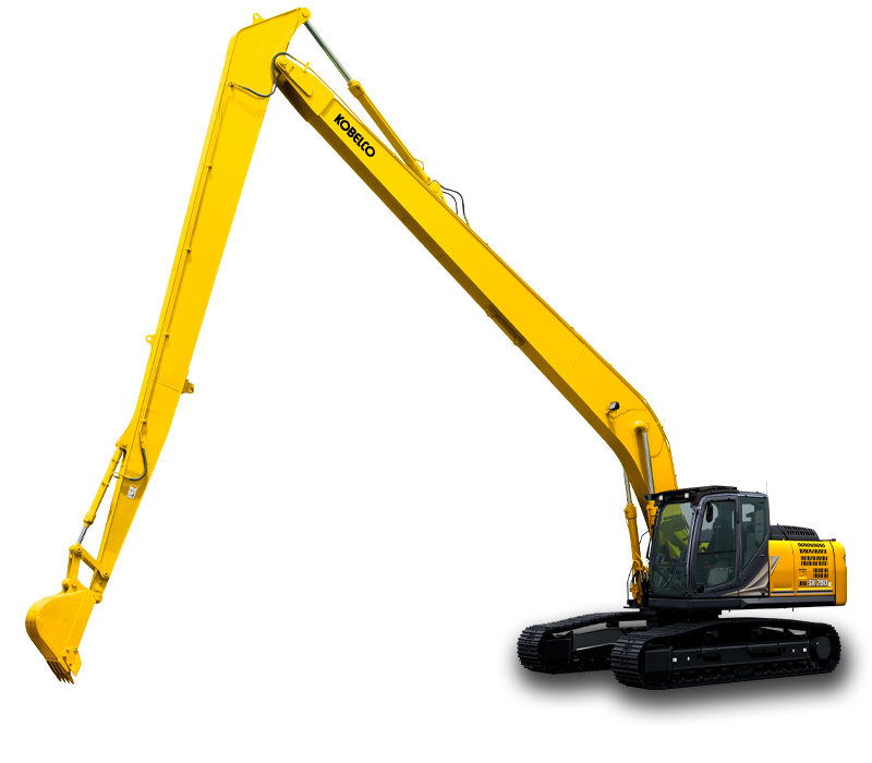 Kobelco Long Reach Excavators | Tracey Road Equipment